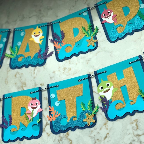 Baby Shark Banner | Etsy