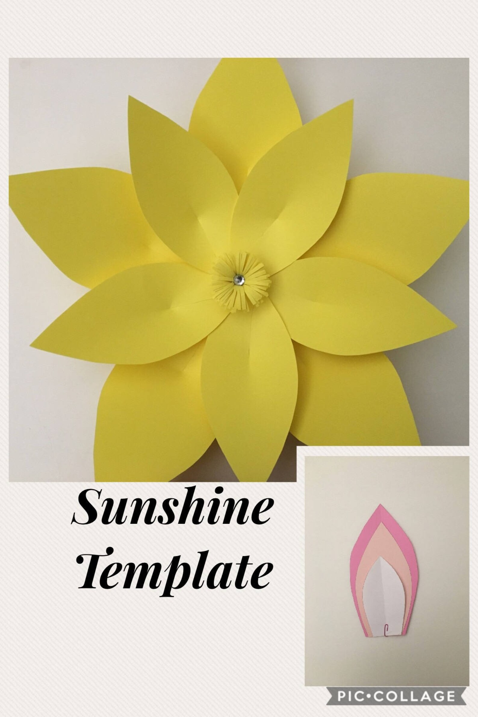 PDF Sunshine Template - Etsy