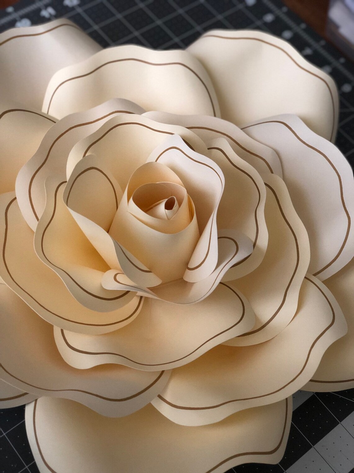 PDF Medium Rose Template - Etsy