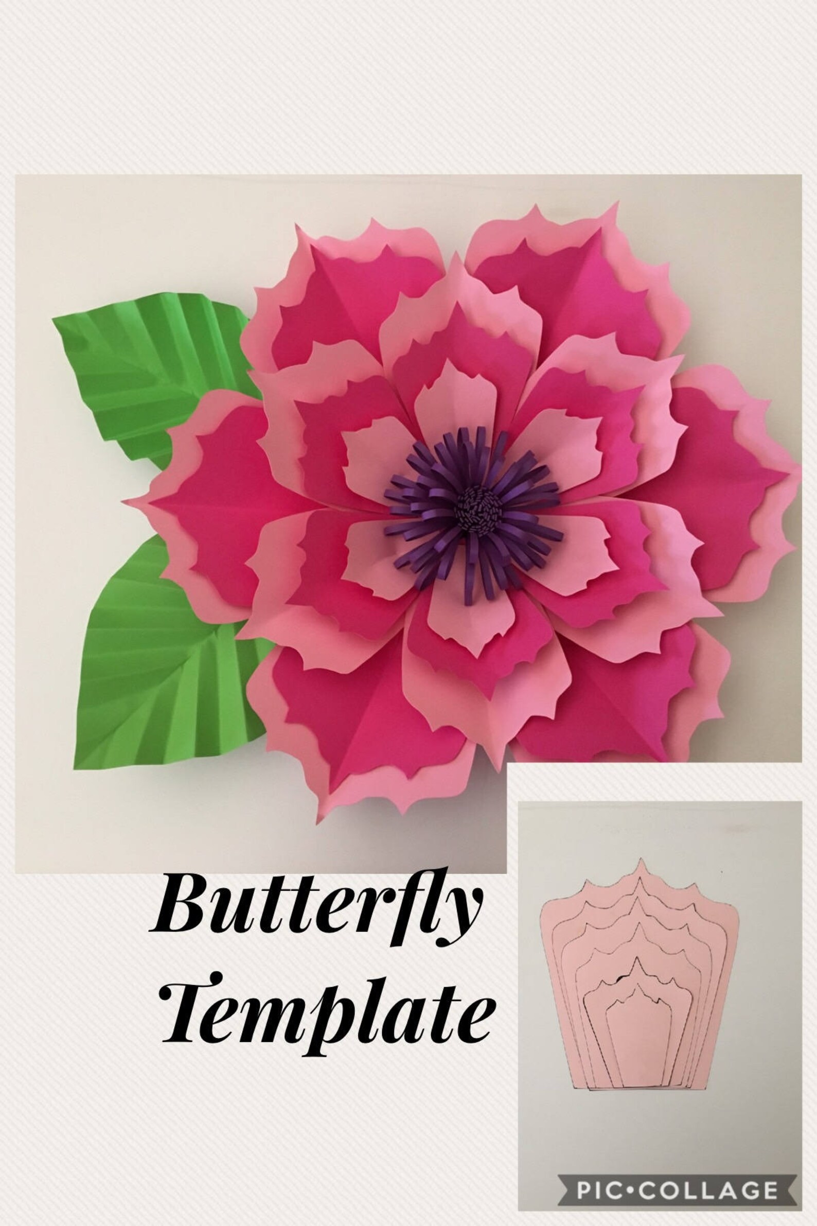 PDF Butterfly Template - Etsy