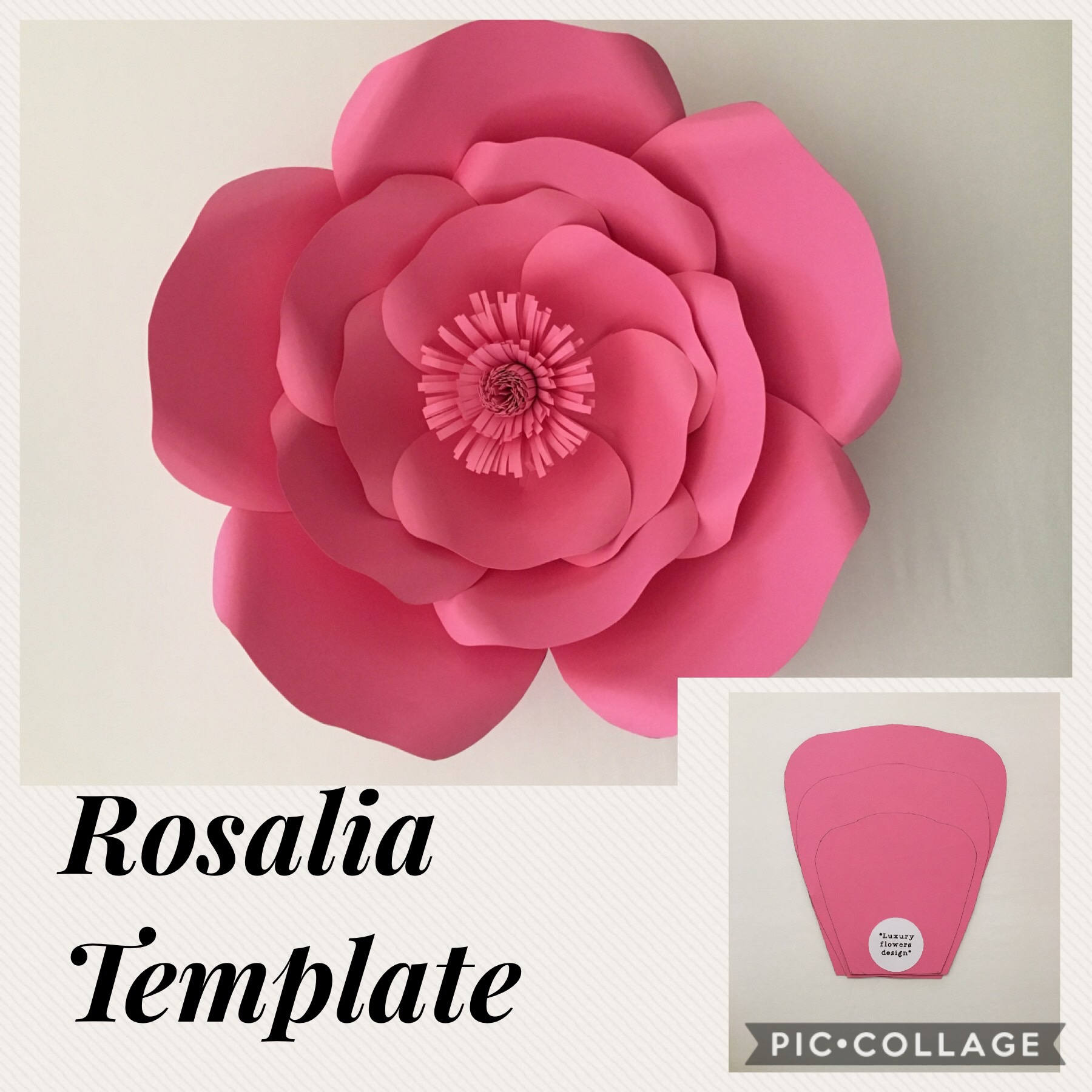 PDF Rosalia Template - Etsy