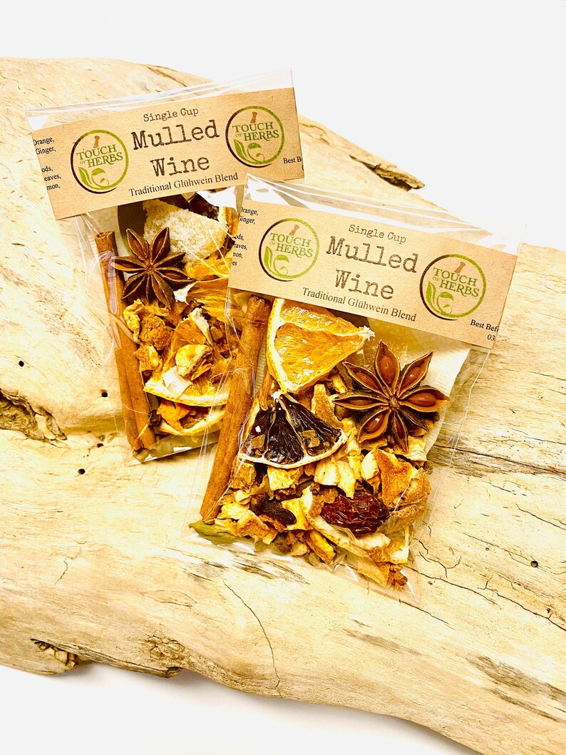 Mulled Wine Spices | Mulled Wine Spice Kit | Mulling Spice Favors ...