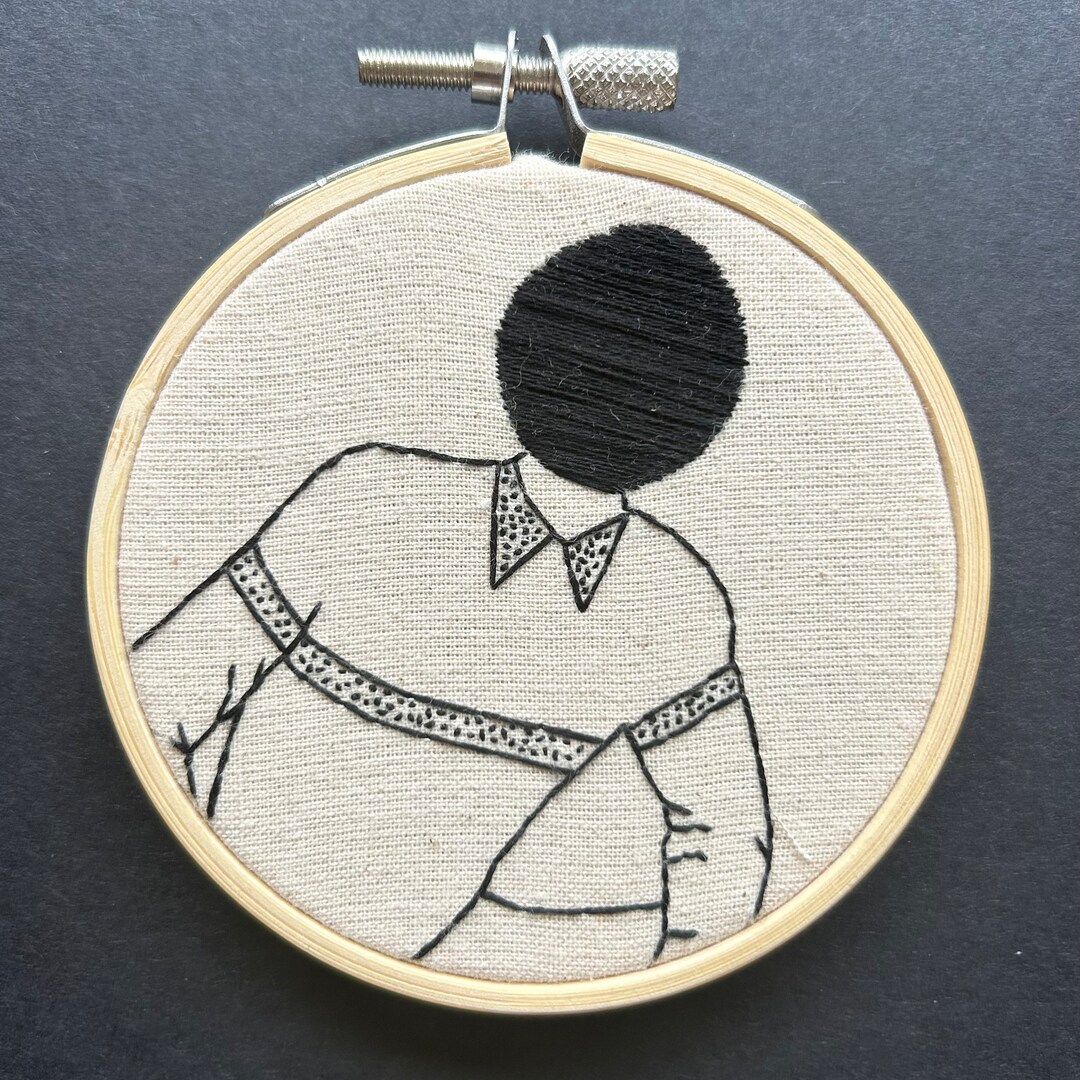 Anon Figure 5 // Hand Stitched Embroidery Hoop Art // Oh My Golly ...