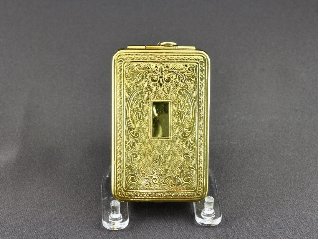 Vintage Richard Hudnut Dubarry Engraved and Engine Turned Rectangular ...