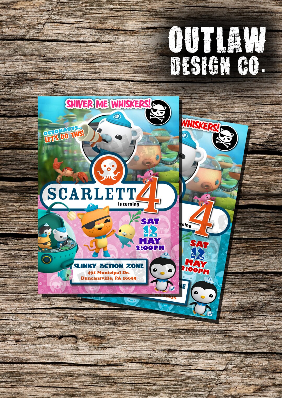 Octonauts Birthday Invitation Instant Download Printable Customizable ...