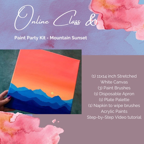 Sunset Painting - Etsy