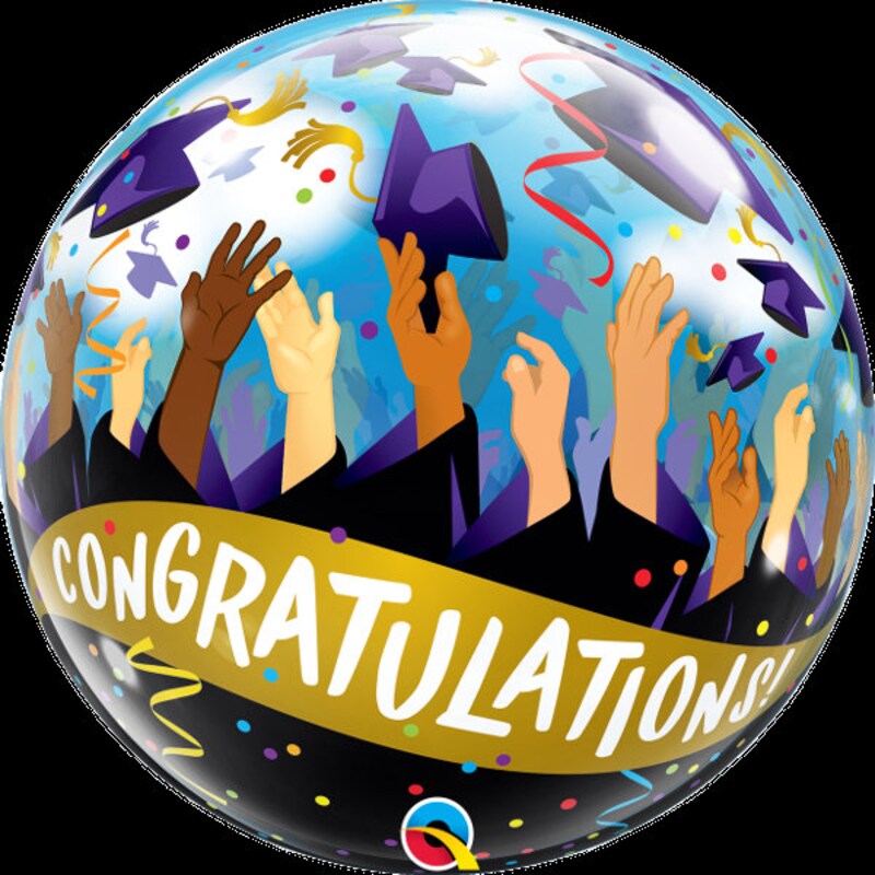 Blue Graduation Balloons - Etsy