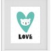 Kids Love Wall Art Print - Etsy
