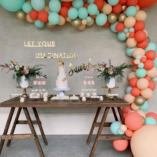 Moana Inspired Balloon Garland DIY Kit Coral Reef Theme - Etsy