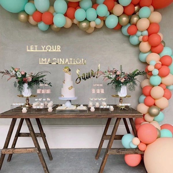 Coral and Mint - Etsy