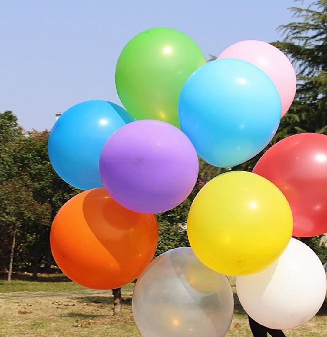 36 Inch Jumbo Latex Balloon in Assorted Colors Add-on Item - Etsy