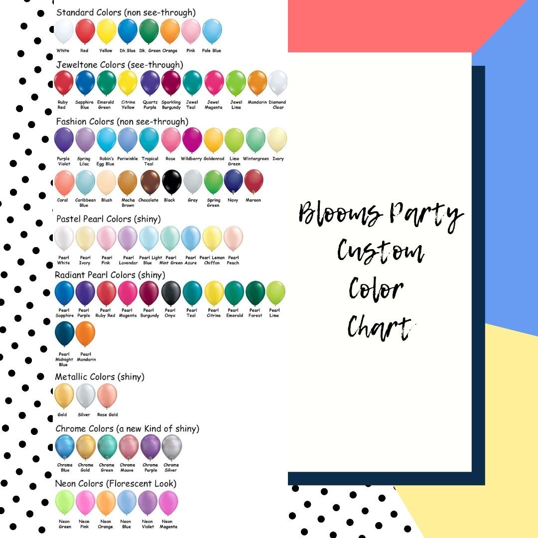 Custom Color DIY Balloon Garland Custom Balloon Garland Kit Baby Shower ...