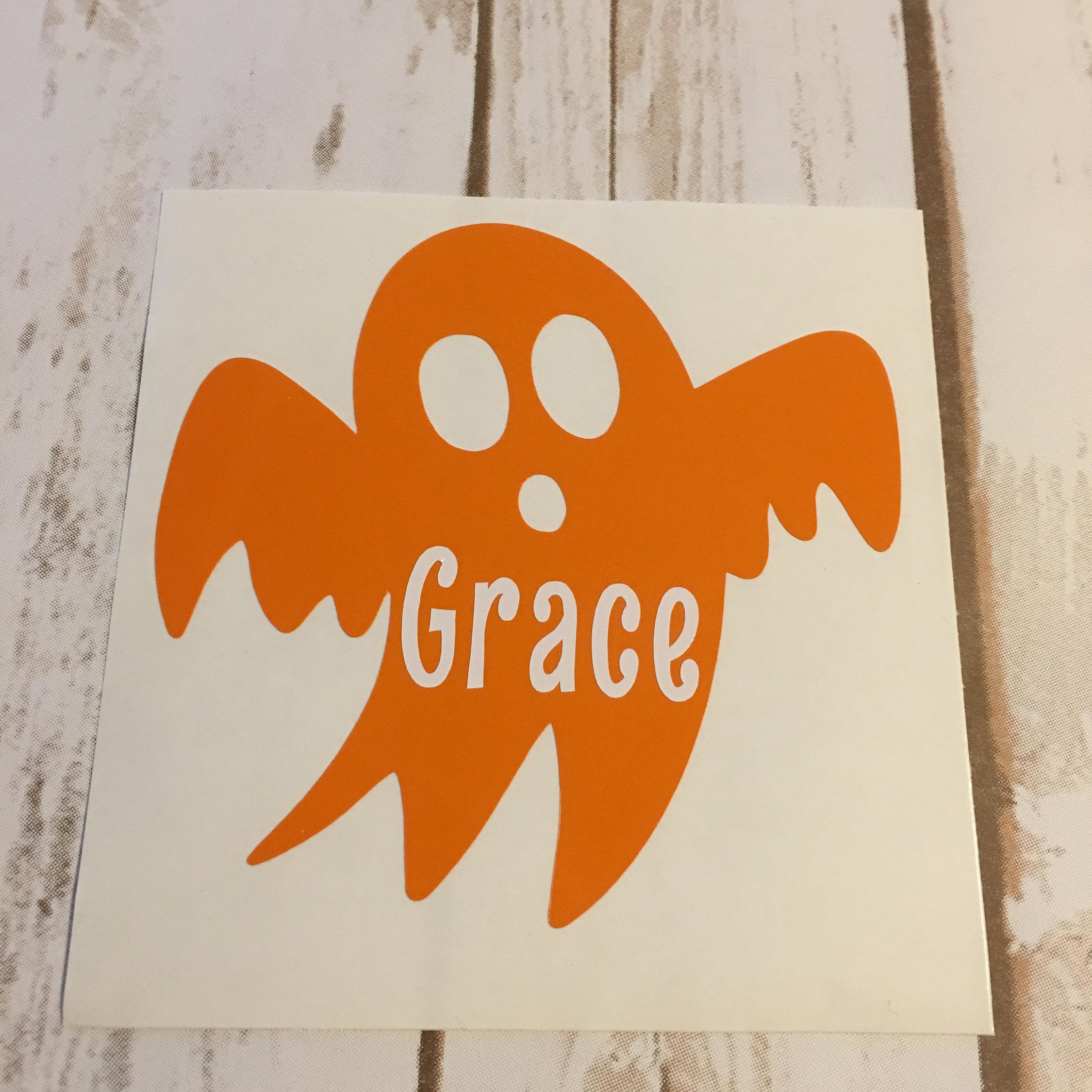 Ghost Decal Fall Decal Halloween Decal Ghost Vinyl Decal - Etsy