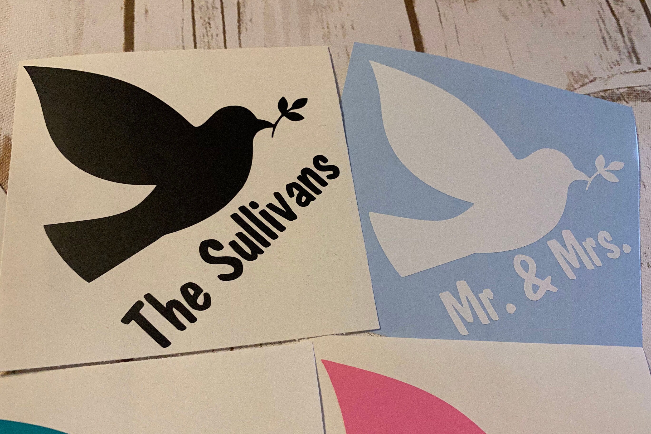 Dove Vinyl Decal Custom Dove Decal Vinyl Decal Tumbler | Etsy