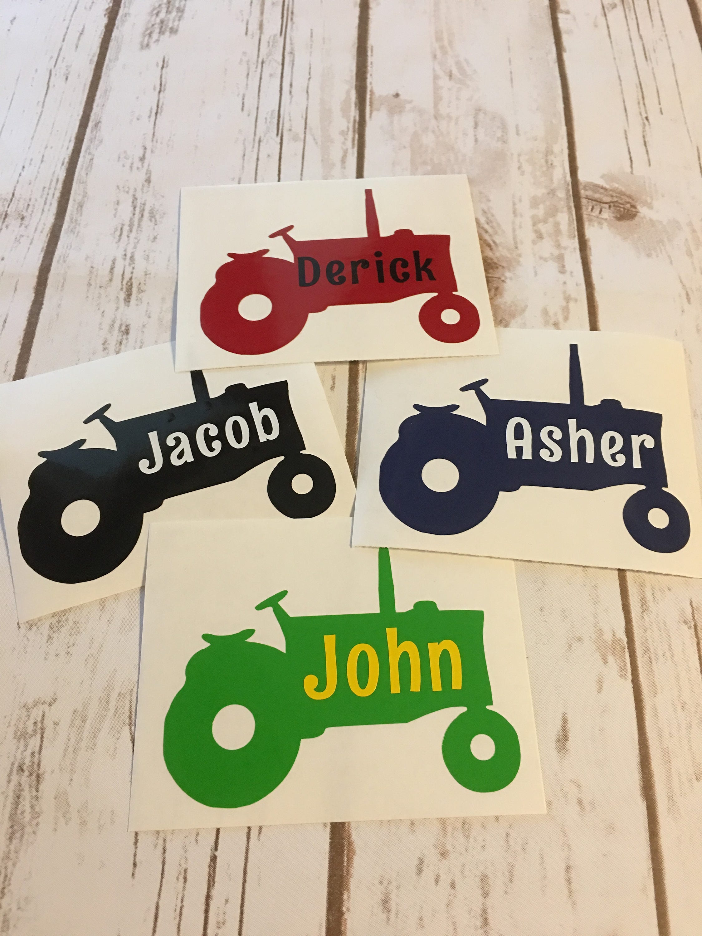 Tractor Decal Vinyl Tractor Decal Personalized Decal | Etsy