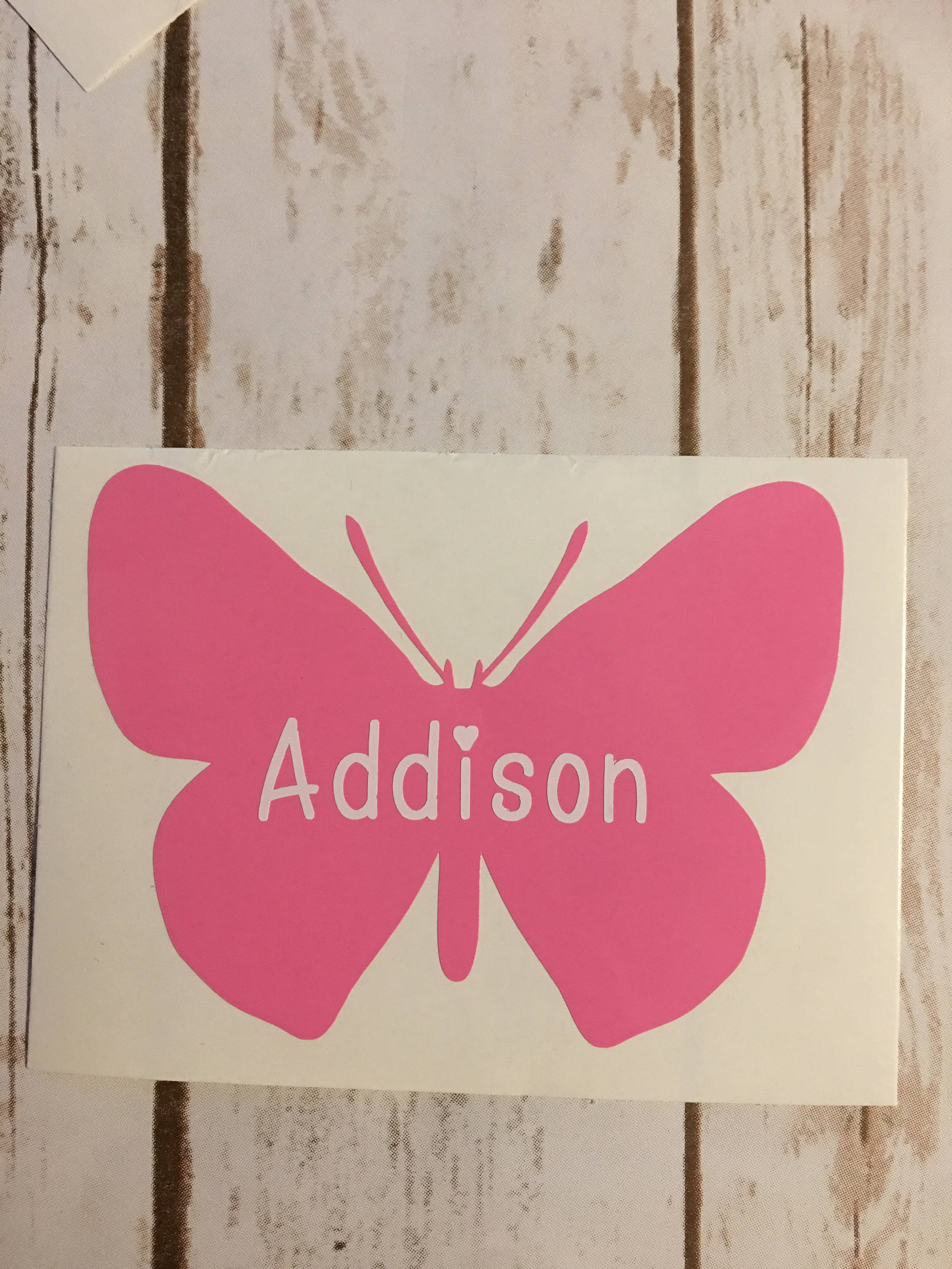 Butterfly Decal Custom Butterfly Decal Tumbler Decal - Etsy