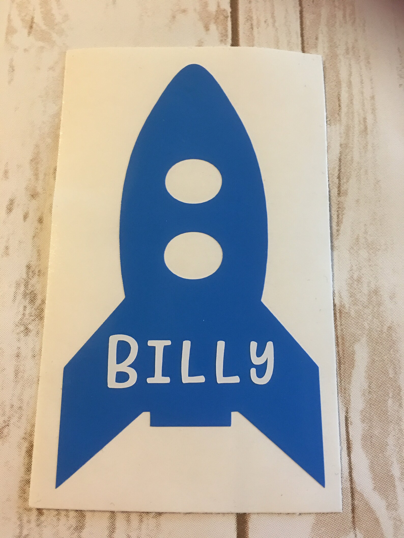 Rocket Decal Monogram Decal Personalize Rocket Decal - Etsy