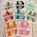 Split Letter Decal Letter With Name Decal Vinyl Decal YETI Decal ...