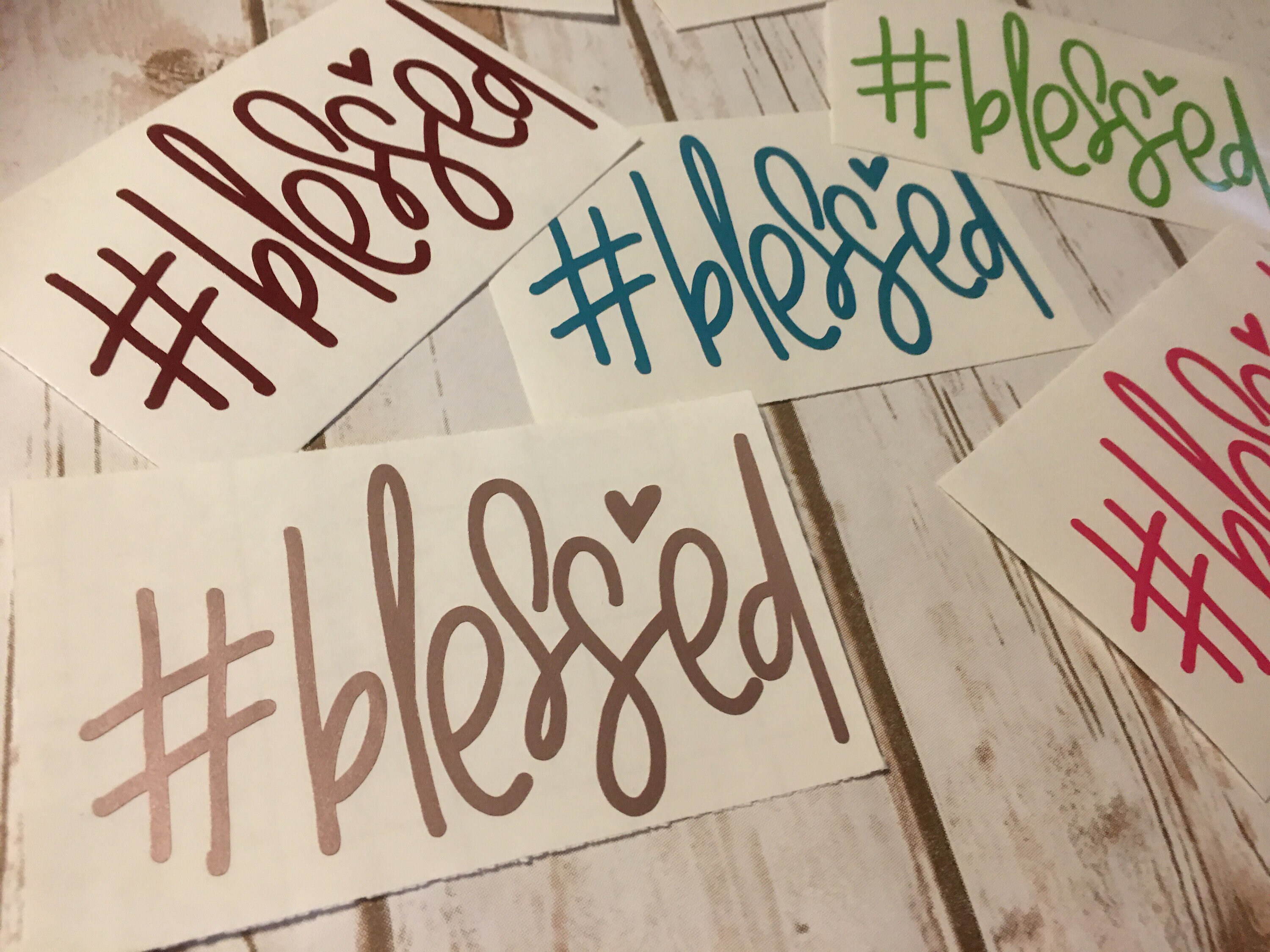 Blessed Decal blessed Vinyl Decal Decal Tumbler Decal | Etsy