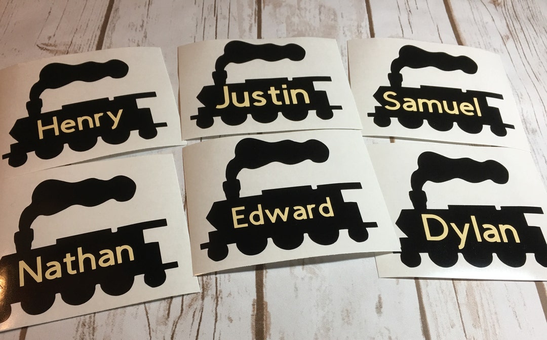 Train Decal Vinyl Train Decal Tumbler Decal Custom Train - Etsy