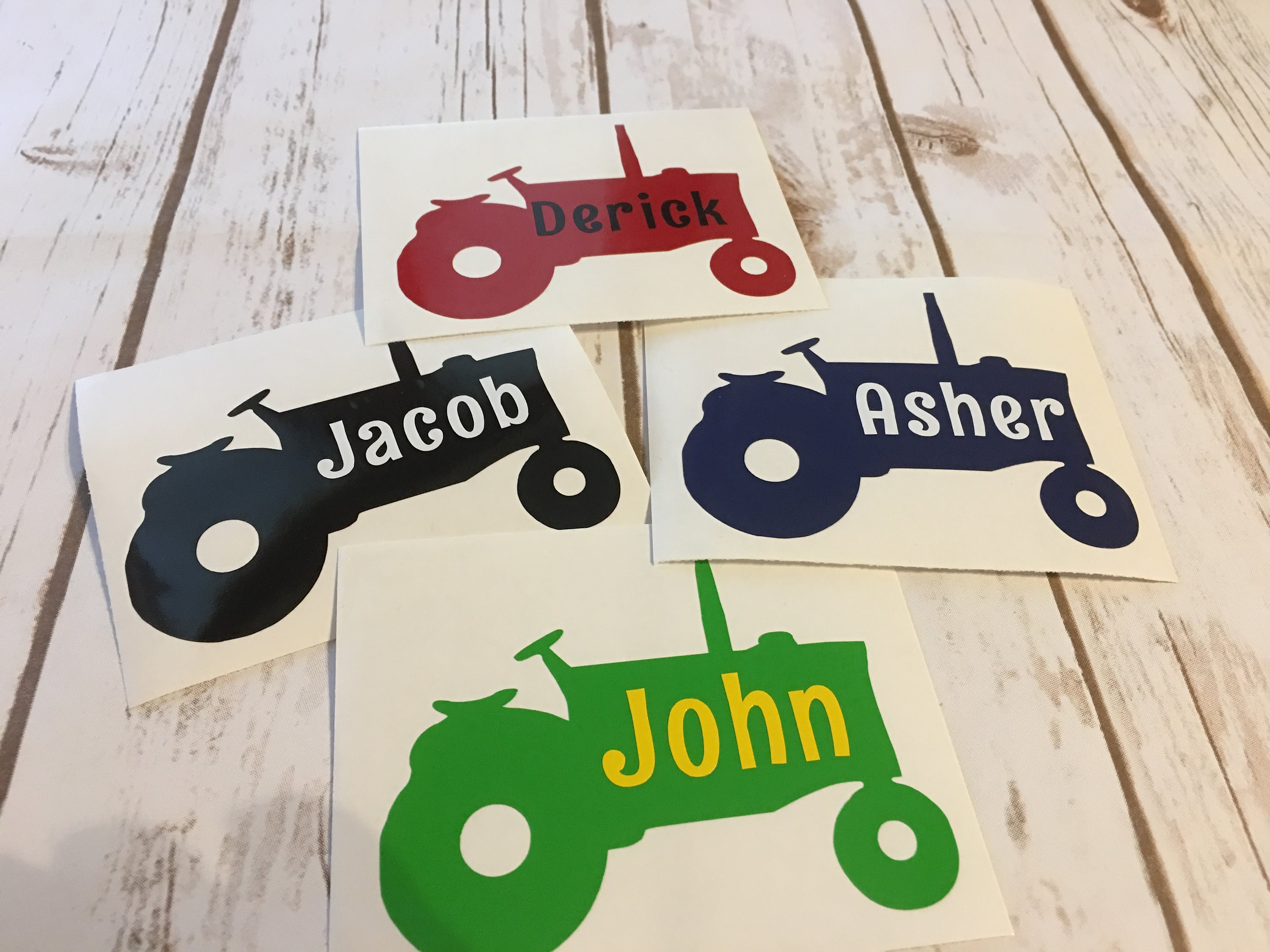 Tractor Decal Vinyl Tractor Decal Personalized Decal - Etsy