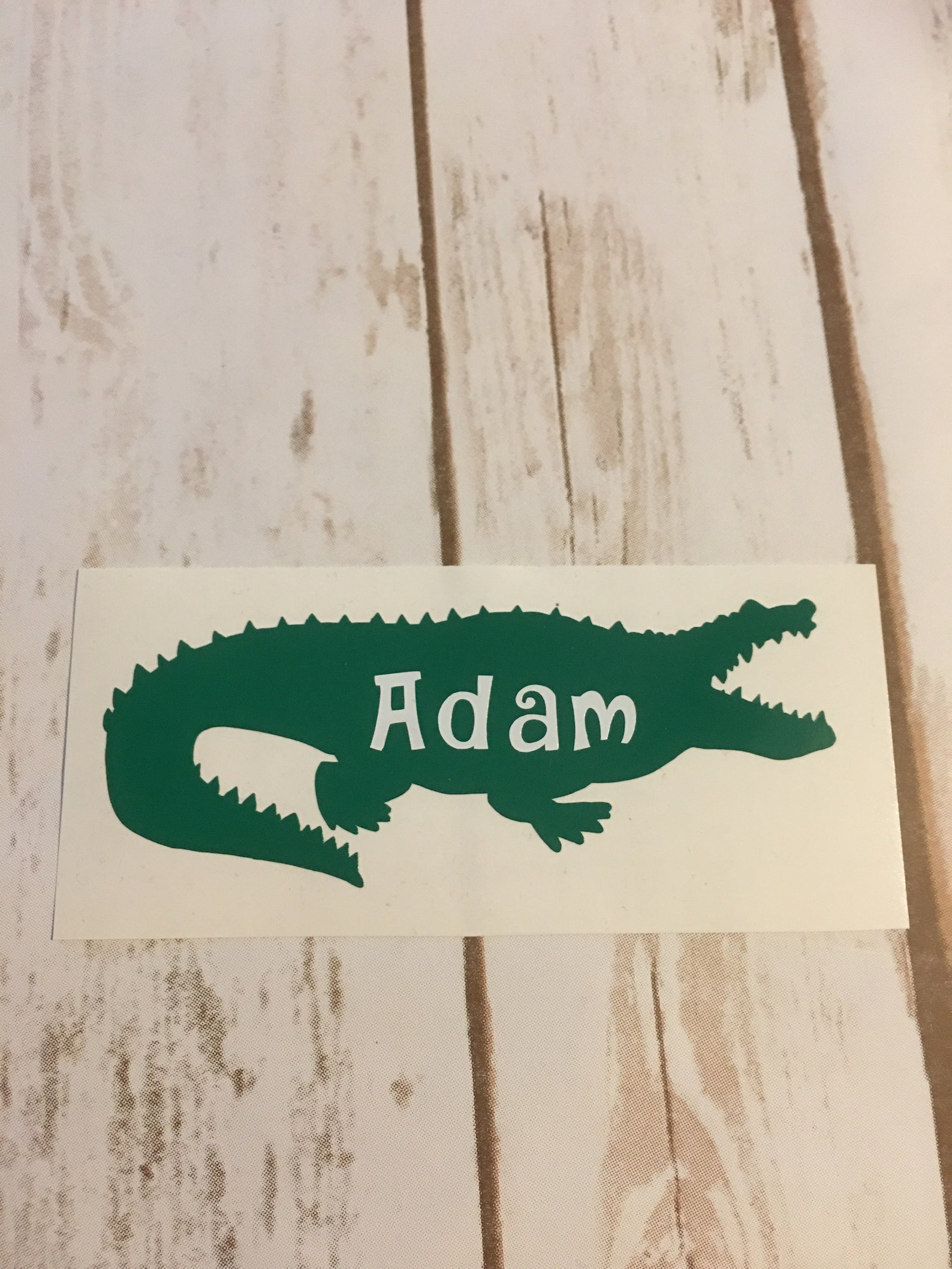 Alligator Decal Custom Alligator Decal Tumbler Decal | Etsy