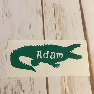 Alligator Decal Custom Alligator Decal Tumbler Decal - Etsy