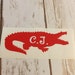 Alligator Decal Custom Alligator Decal Tumbler Decal - Etsy