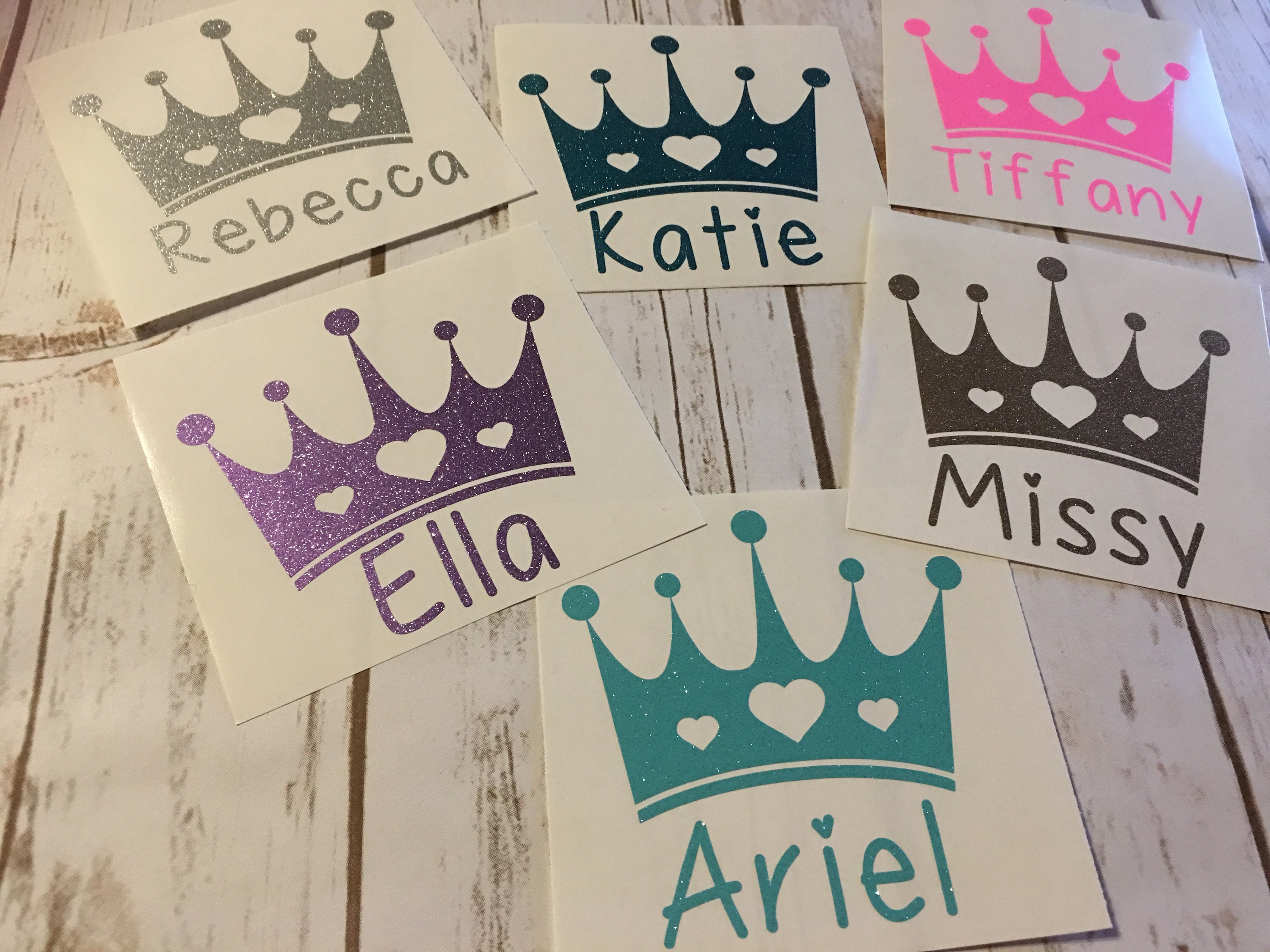 Crown Decal Custom Crown decal tumbler decal YETI decal | Etsy