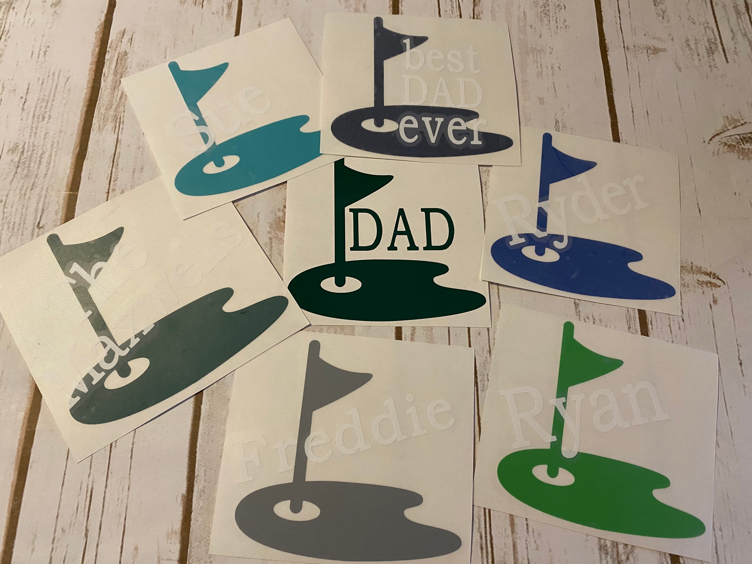 Golf Vinyl Decal Custom Golf Green Decal Vinyl Decal - Etsy