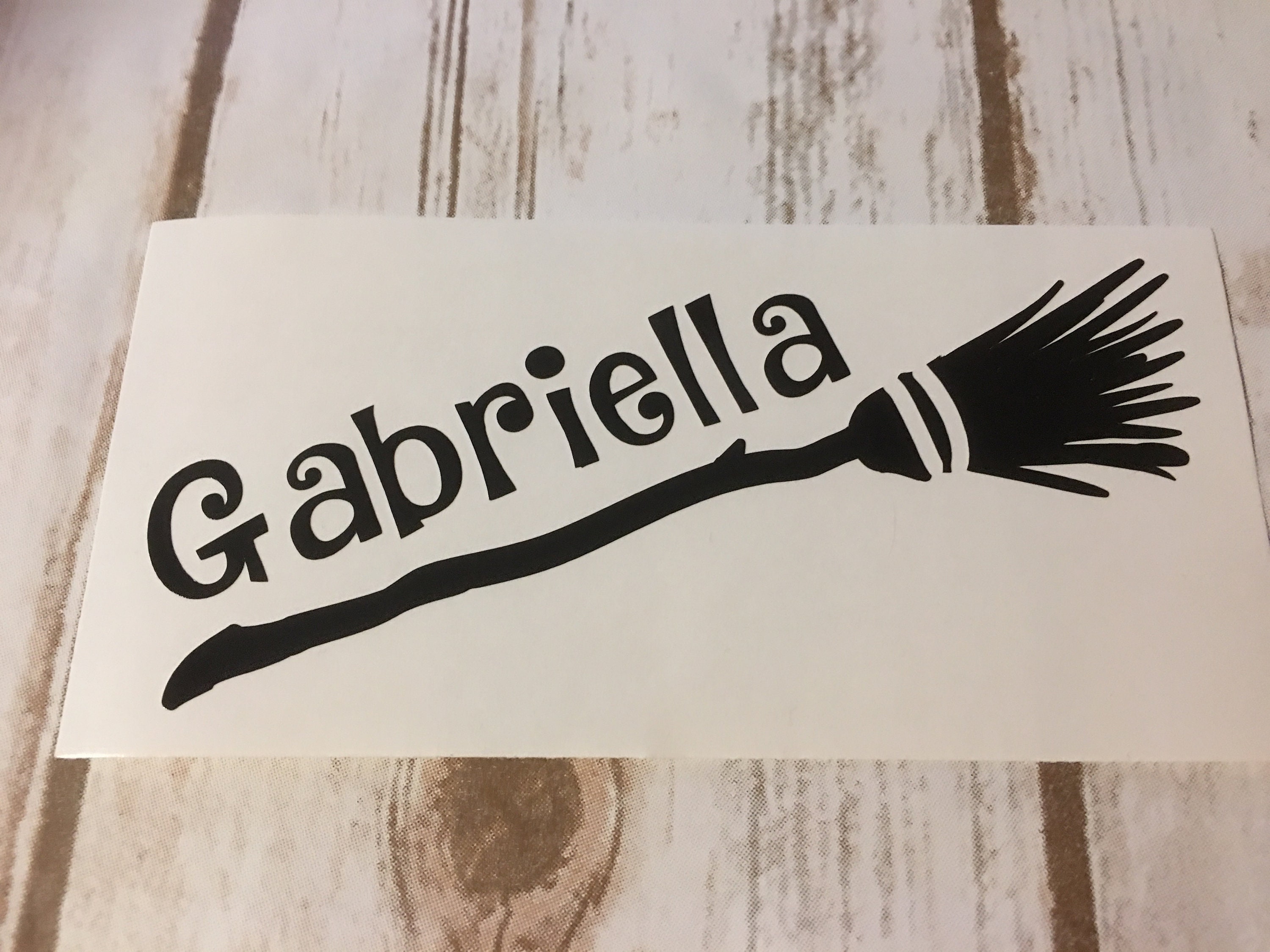 Broom Decal Fall Decal Halloween Decal Witch Broom Vinyl - Etsy