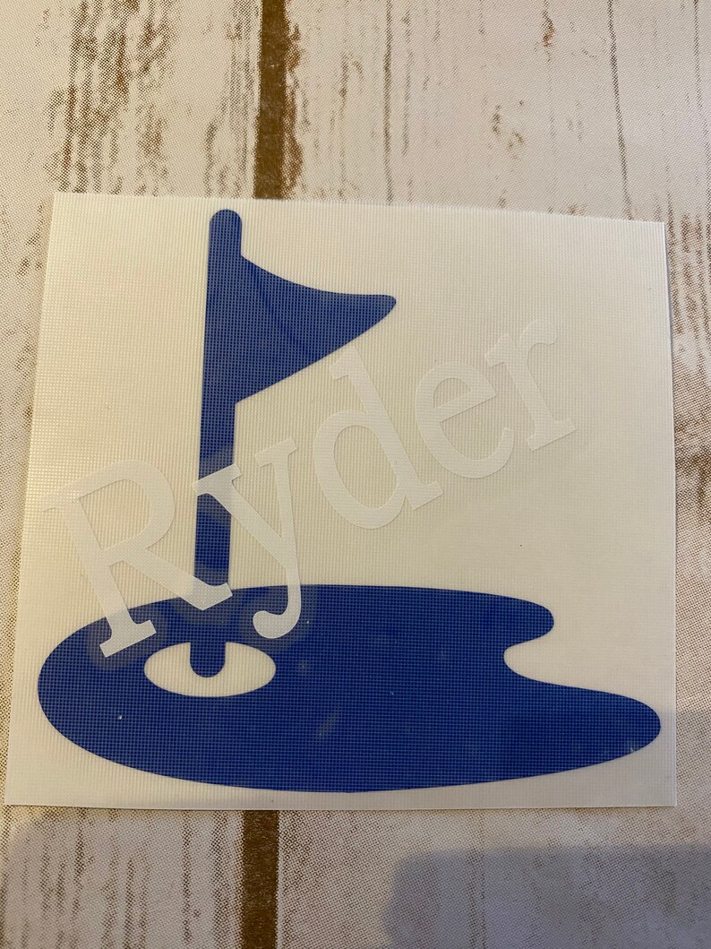Golf Vinyl Decal Custom Golf Green Decal Vinyl Decal - Etsy