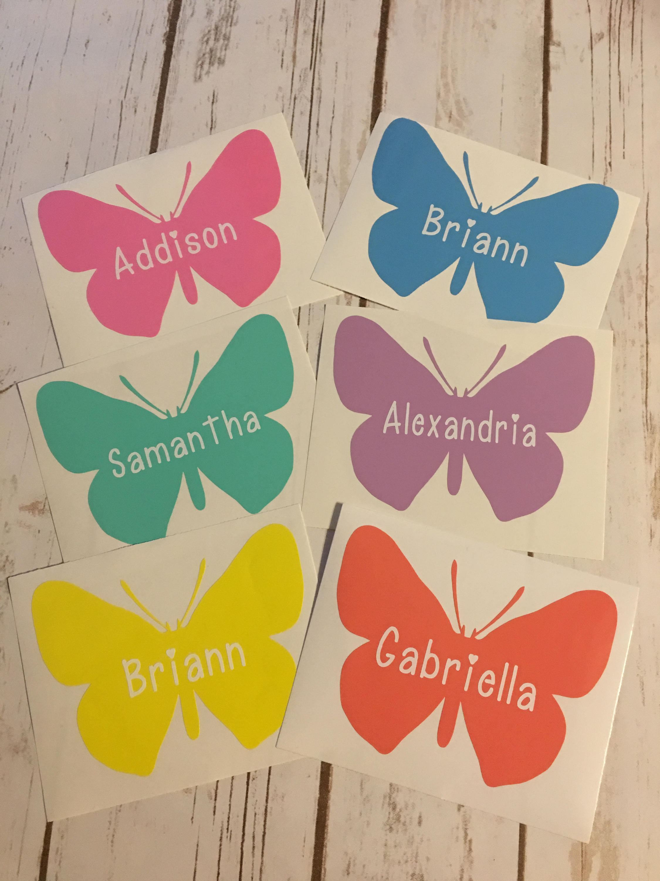 Butterfly Decal Custom Butterfly Decal Tumbler Decal - Etsy