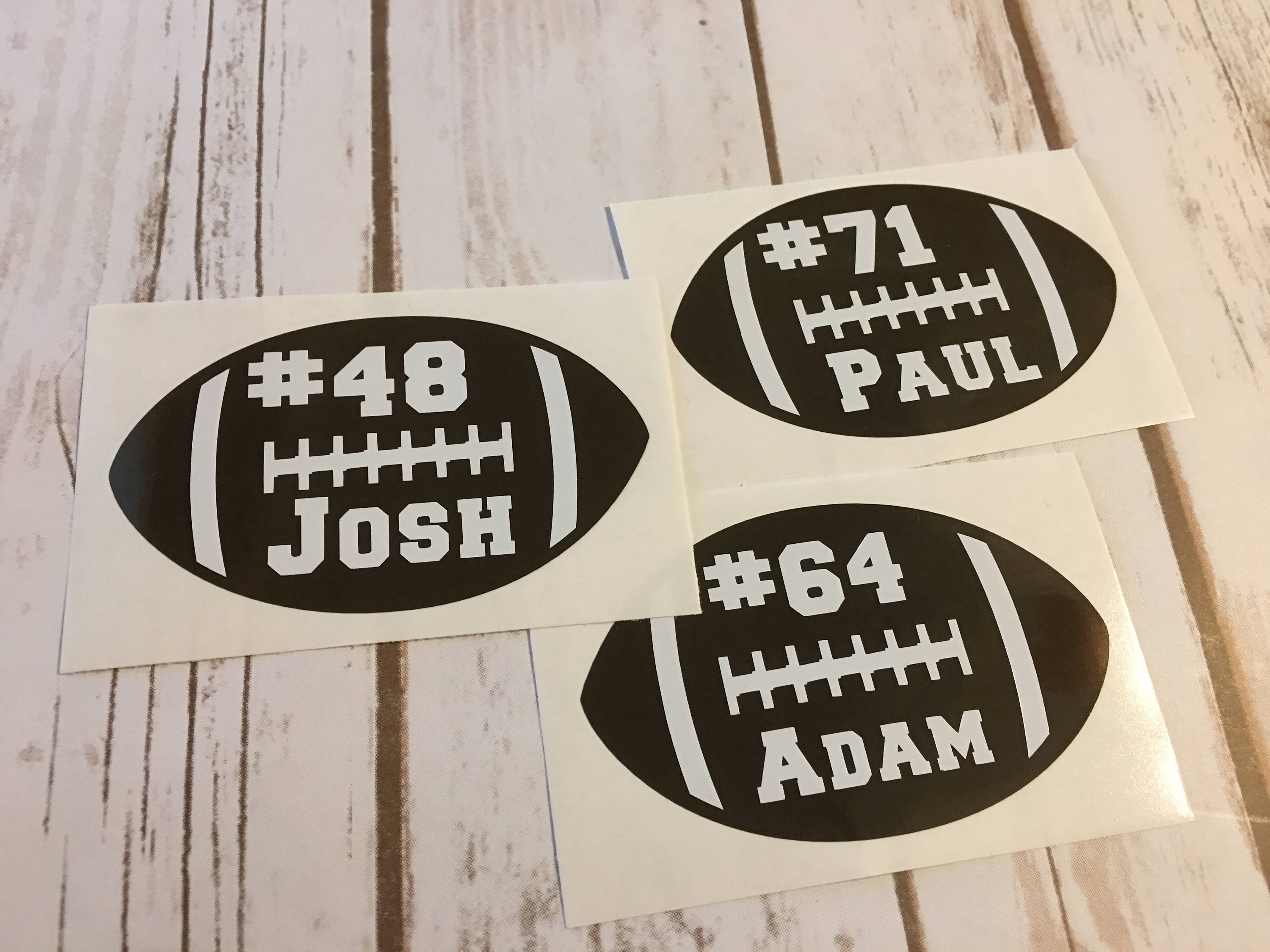 Football Decal Fall Decal Custom Football Decal Tumbler - Etsy