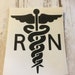 Caduceus Decal Name Decal Vinyl Decal YETI Decal - Etsy