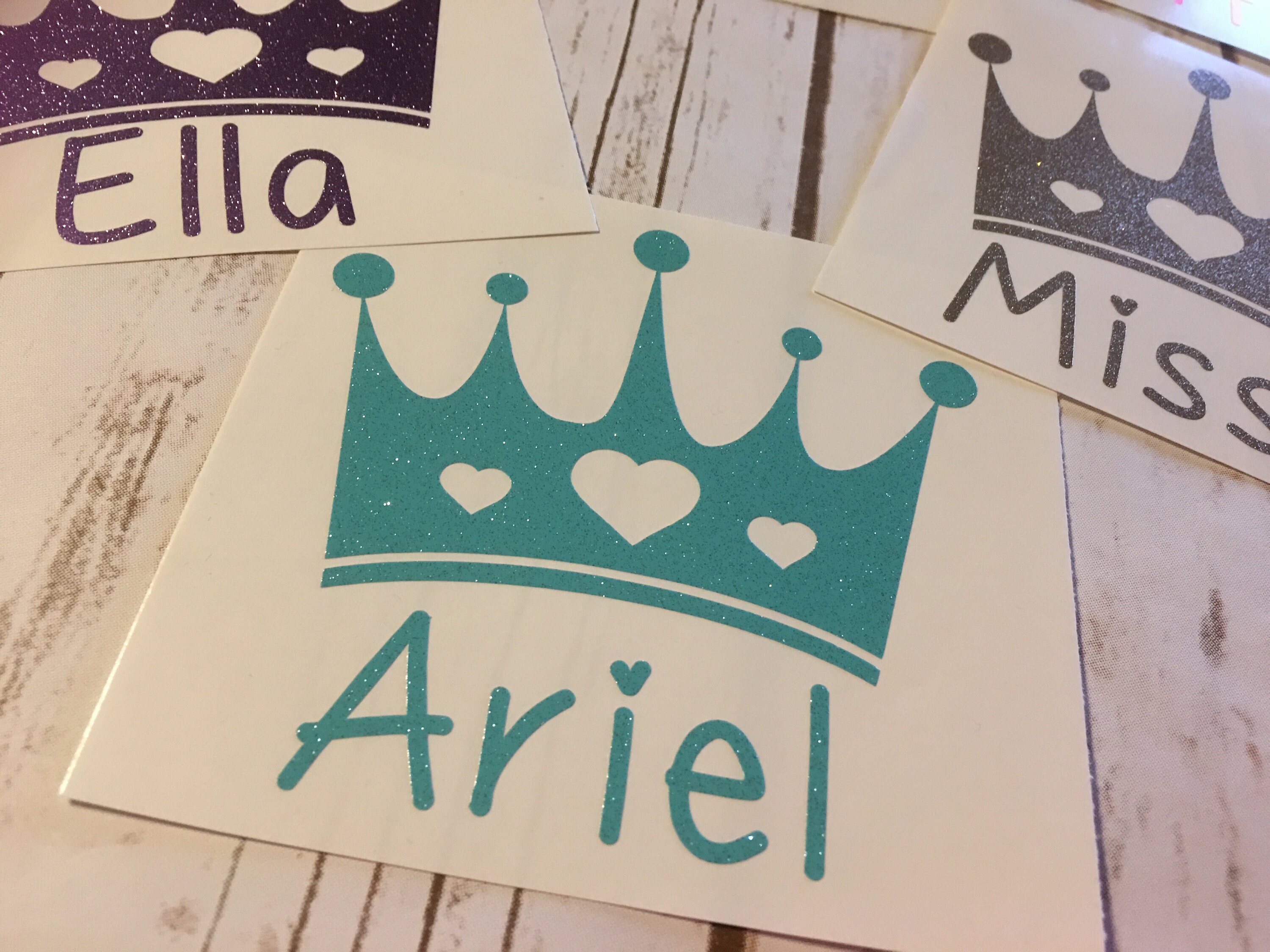 Crown Decal Custom Crown decal tumbler decal YETI decal | Etsy