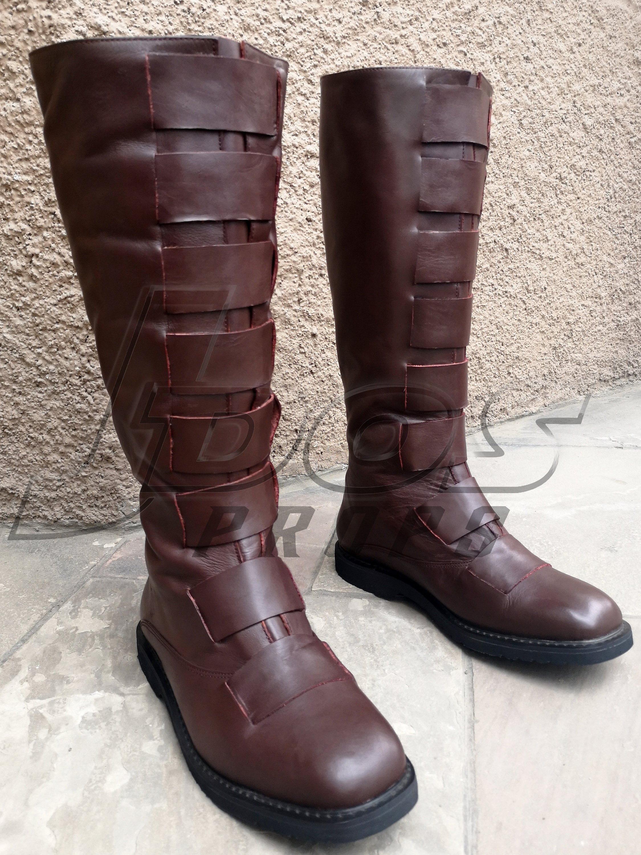 Custom Leather Boots Star Wars Prop Replica MADE TO ORDER : Anakin, Obi ...
