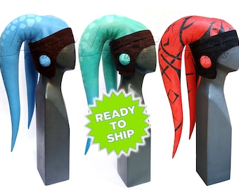 Twi'lek Latex Lekku 23.5 Curvy Headtails Prop Replica - Etsy