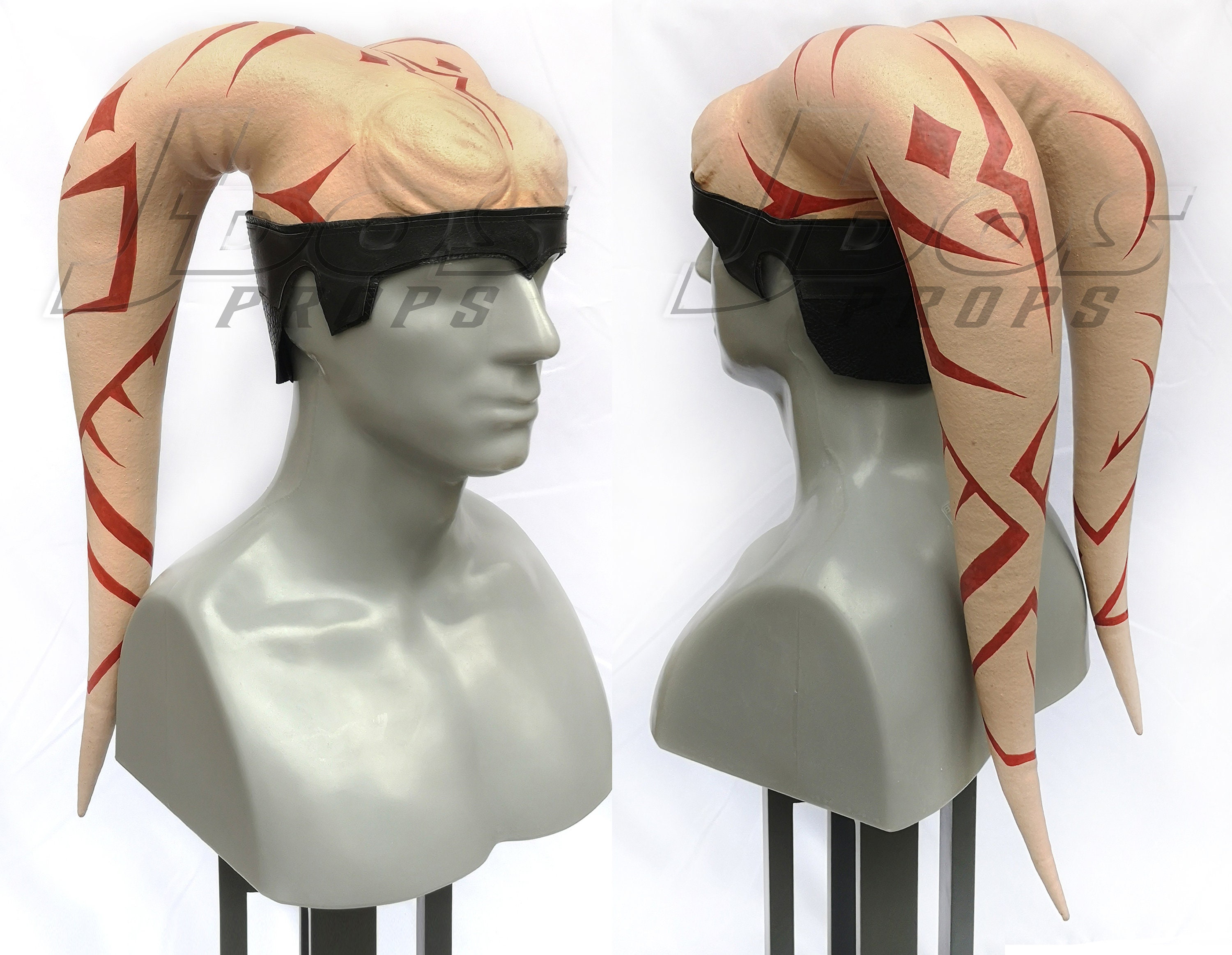 Twi'lek MALE Latex Lekku 23.5” Headtails Prop Replica Star Wars Costume ...