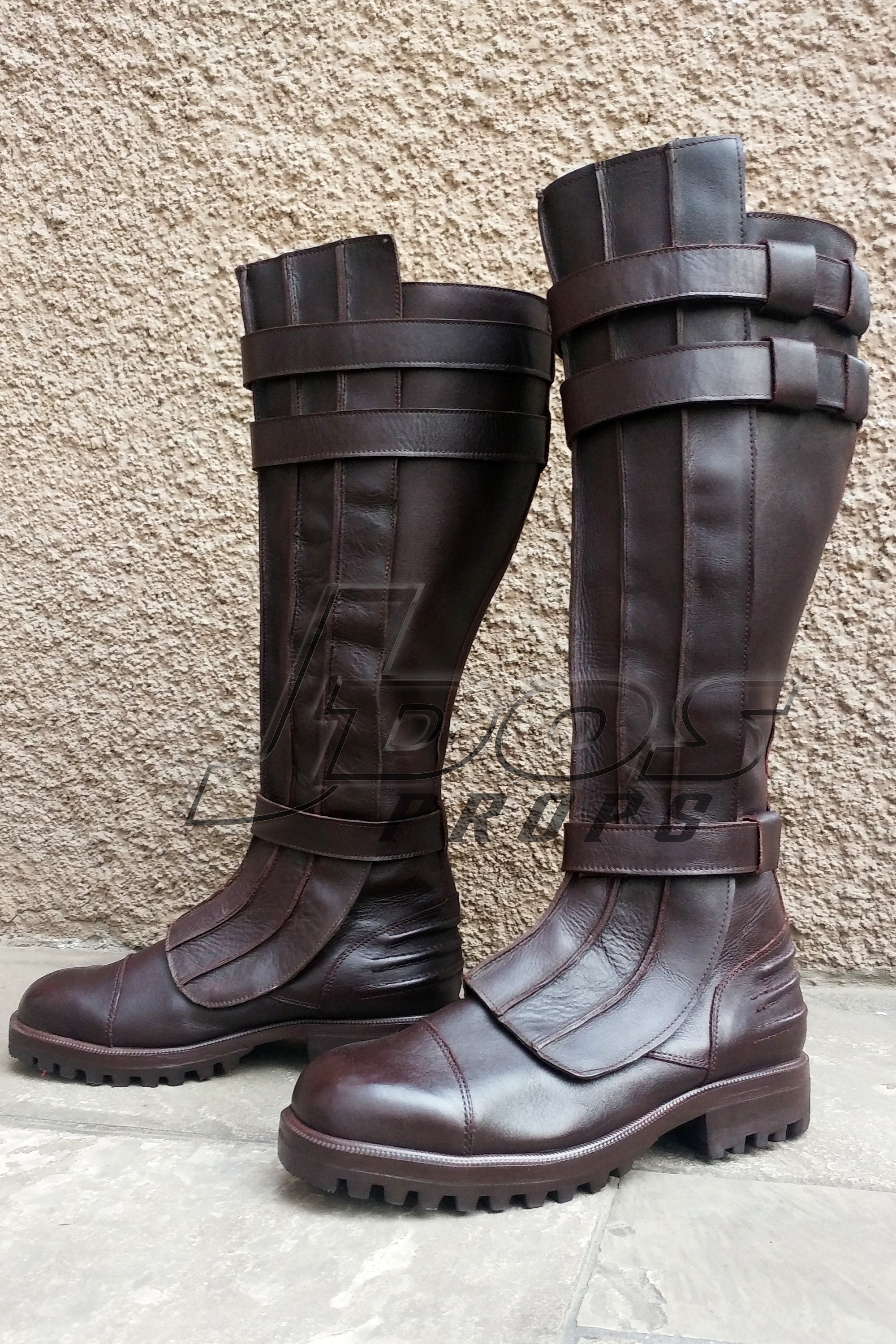 Custom Leather Boots Star Wars Prop Replica MADE TO ORDER : Anakin, Obi ...