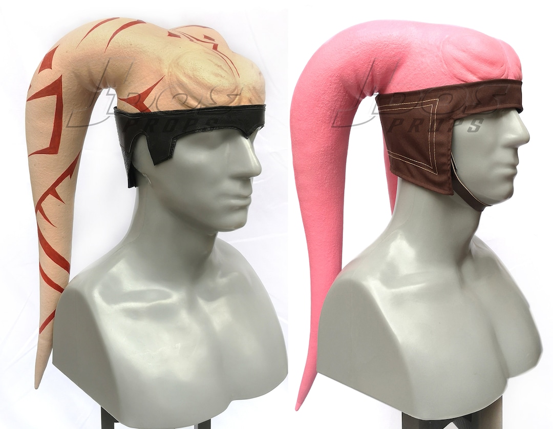 Twi'lek MALE Latex Lekku 23.5” Headtails Prop Replica Star Wars Costume ...