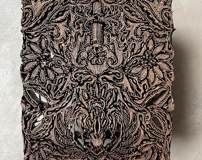 Antique Handmade Indonesian Tjap Batik Copper Floral Stamp 10x7 - Etsy