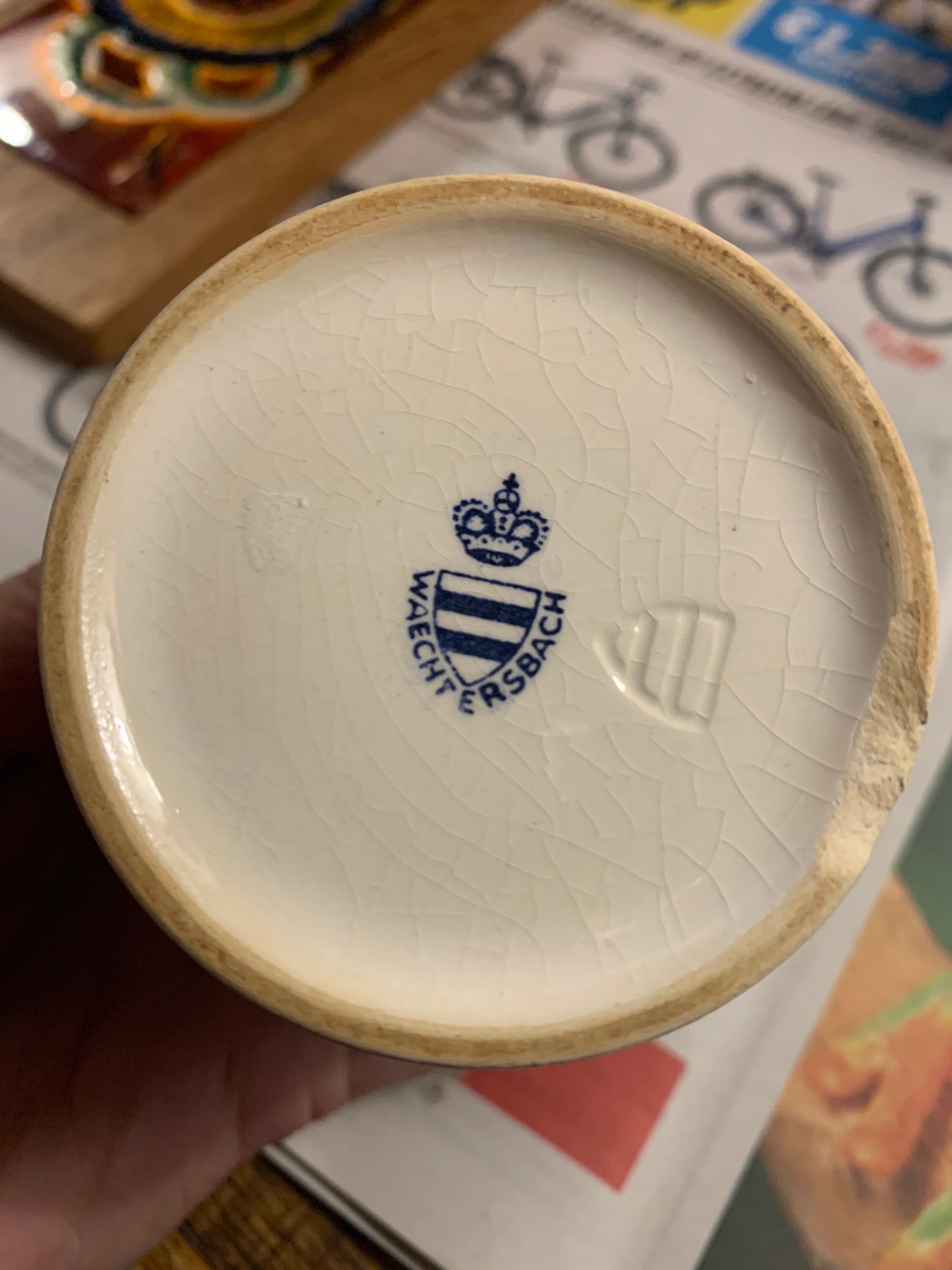 Kruidenpotjes Voorraadpotjes Waechtersbach Antiek Kruidnagel Foelie ...