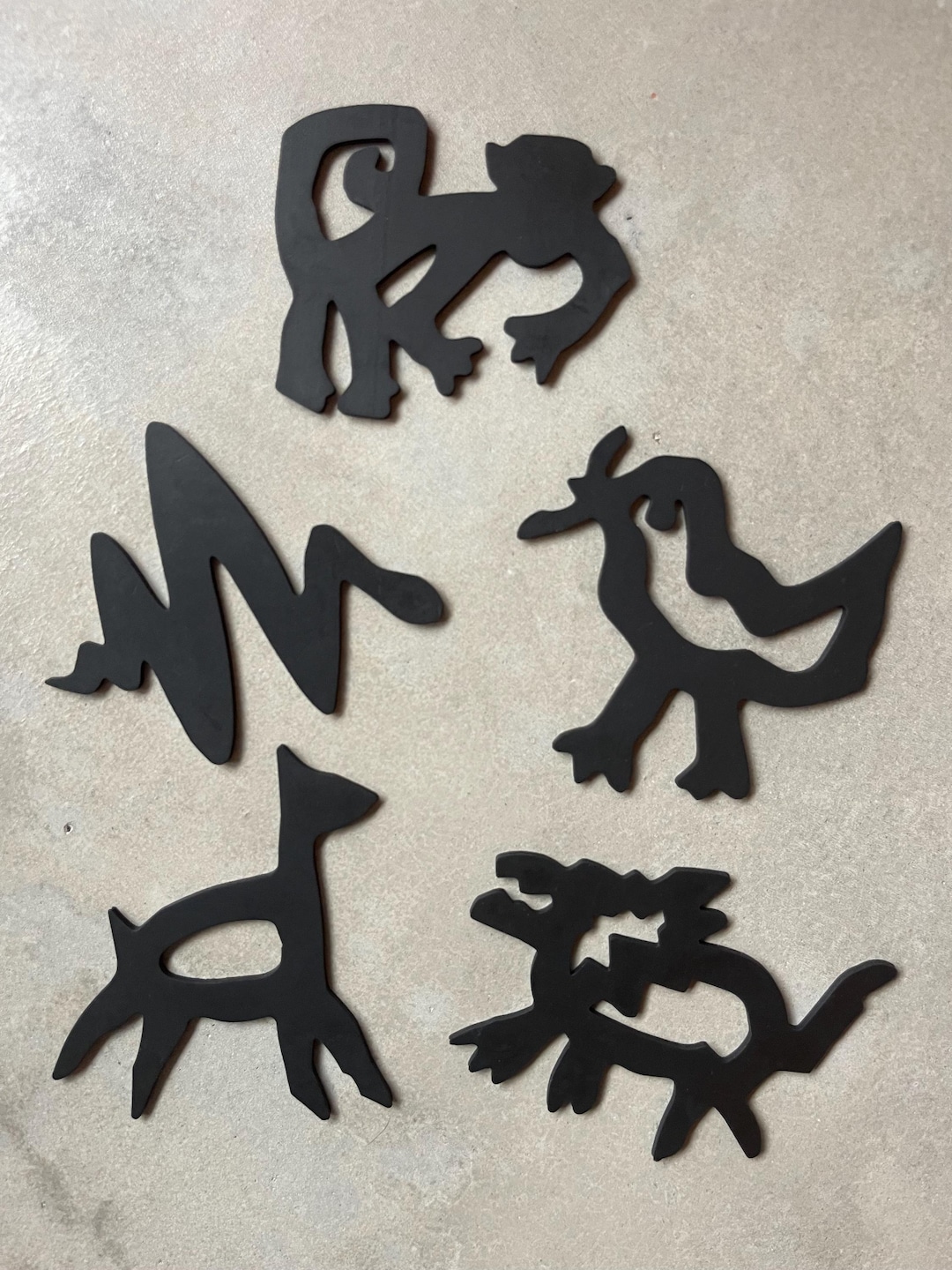 Teun Kees Design Rubber Onderzetters Vintage Set Van 6 in Blik Dutch ...