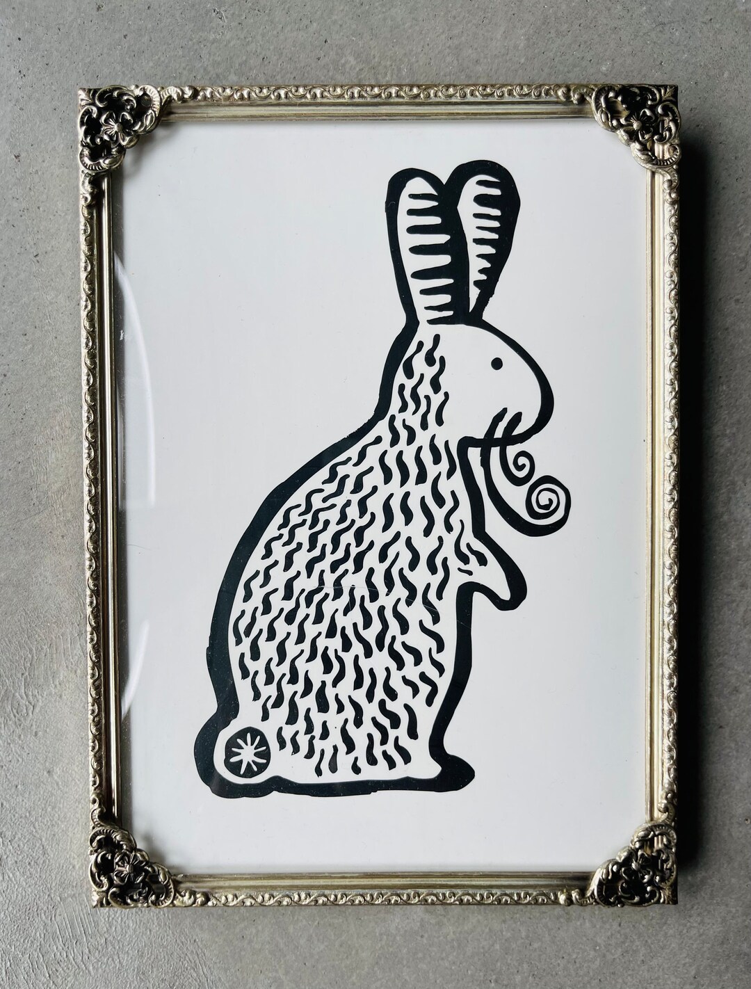 Fotolijst Fotolijstje Frame Convex Bol Glas Antiek - Etsy