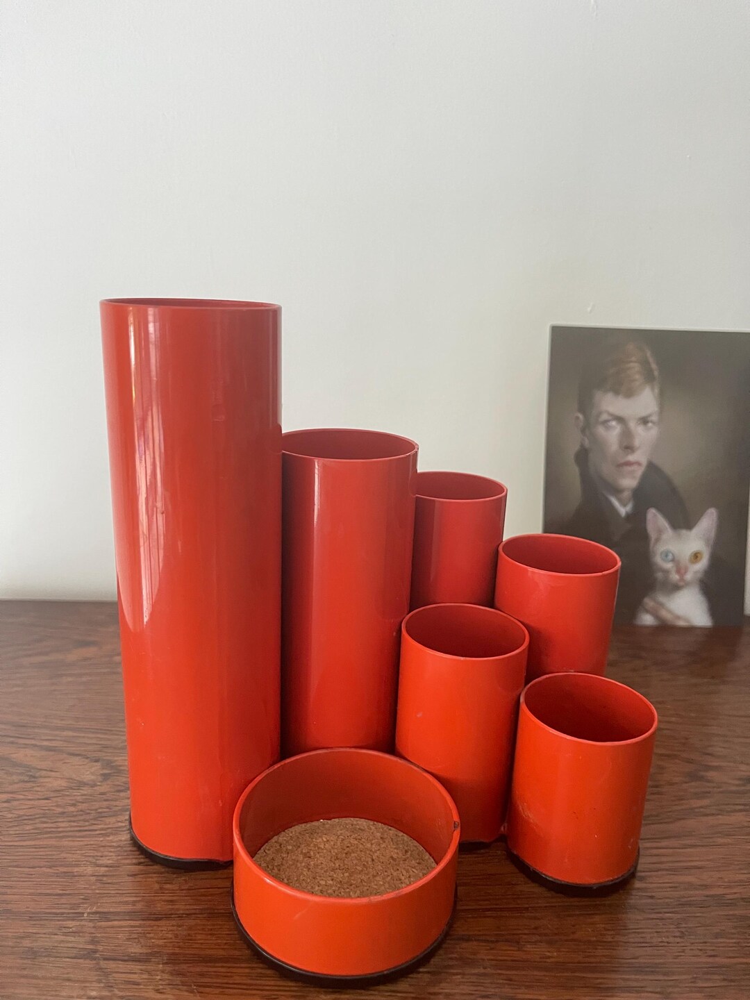 Bureauorganizer Desk Organizer Metal Tubes Oranje in De Stijl Van ...