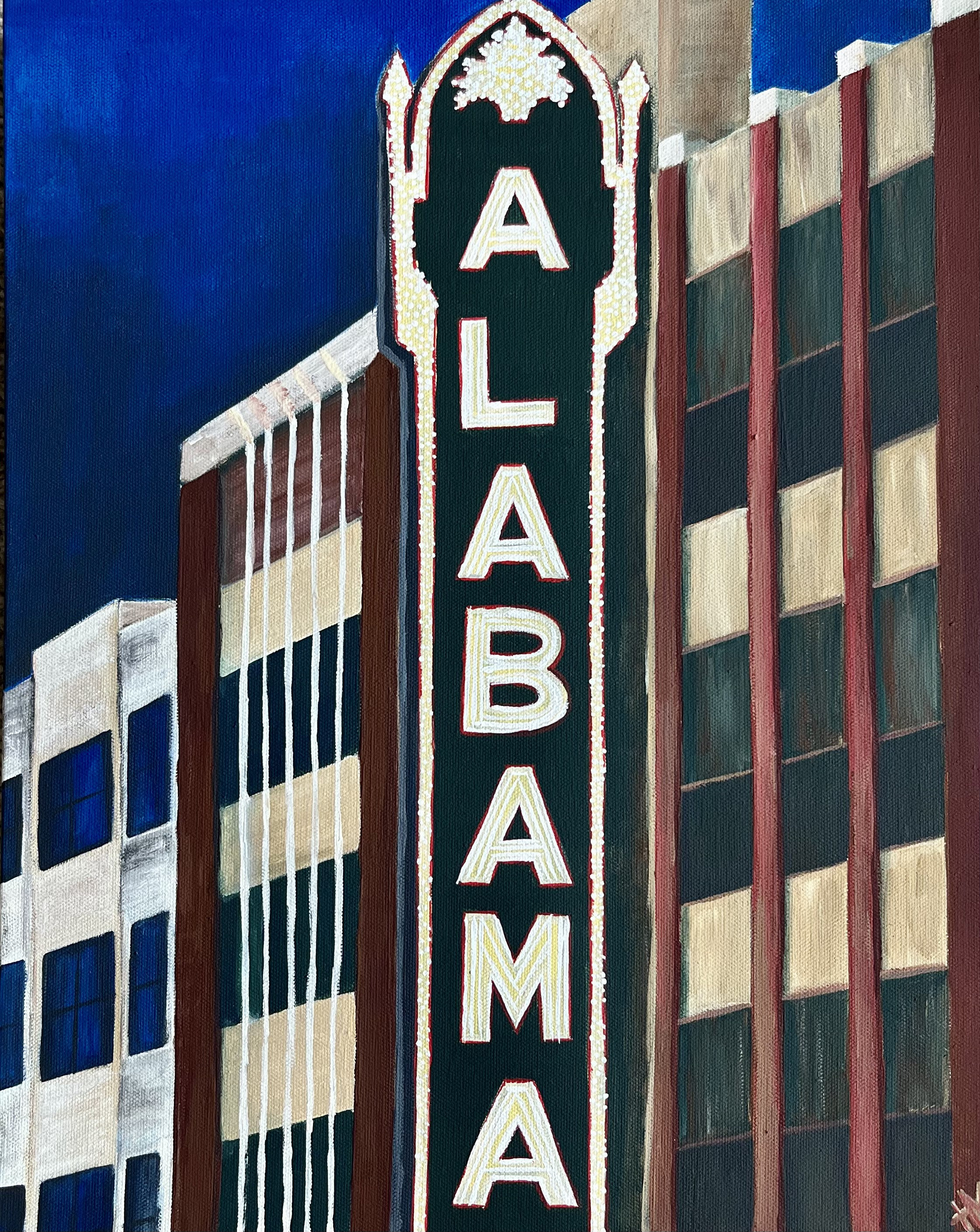 Sign Birmingham Alabama Theatre