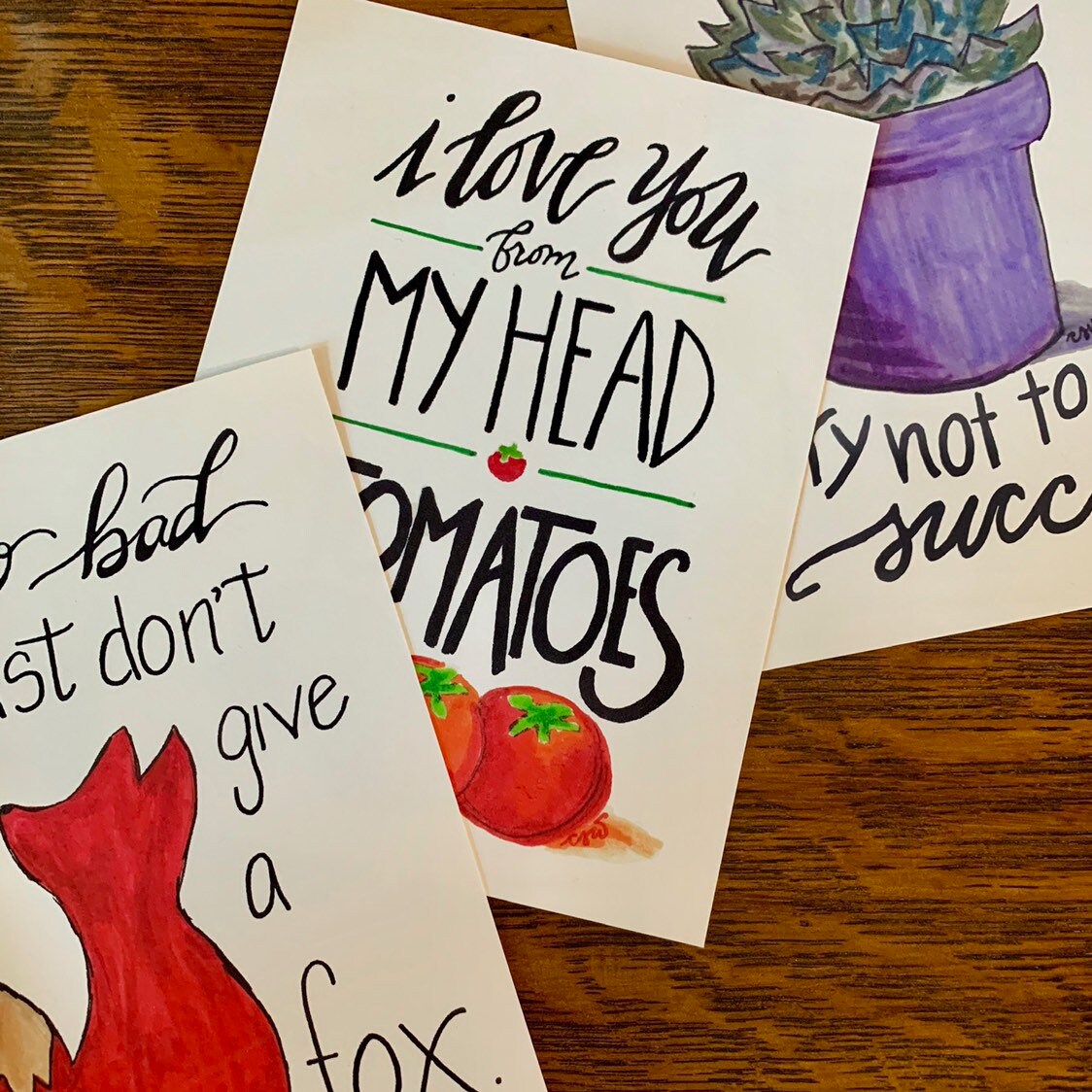 From My Head Tomatoes | Mothers Day Print | Food Pun | Gifts for Her ...