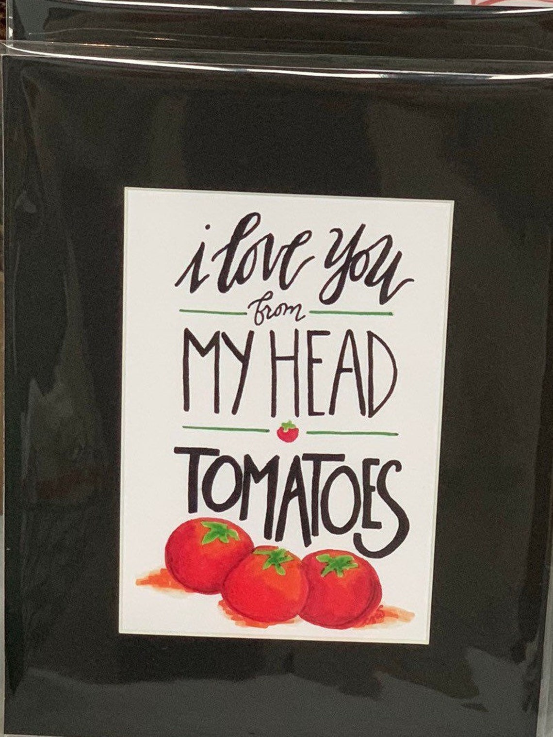 From My Head Tomatoes | Mothers Day Print | Food Pun | Gifts for Her ...