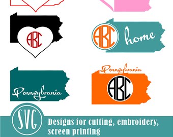 State svg US state svg United States Vector USA States Svg | Etsy